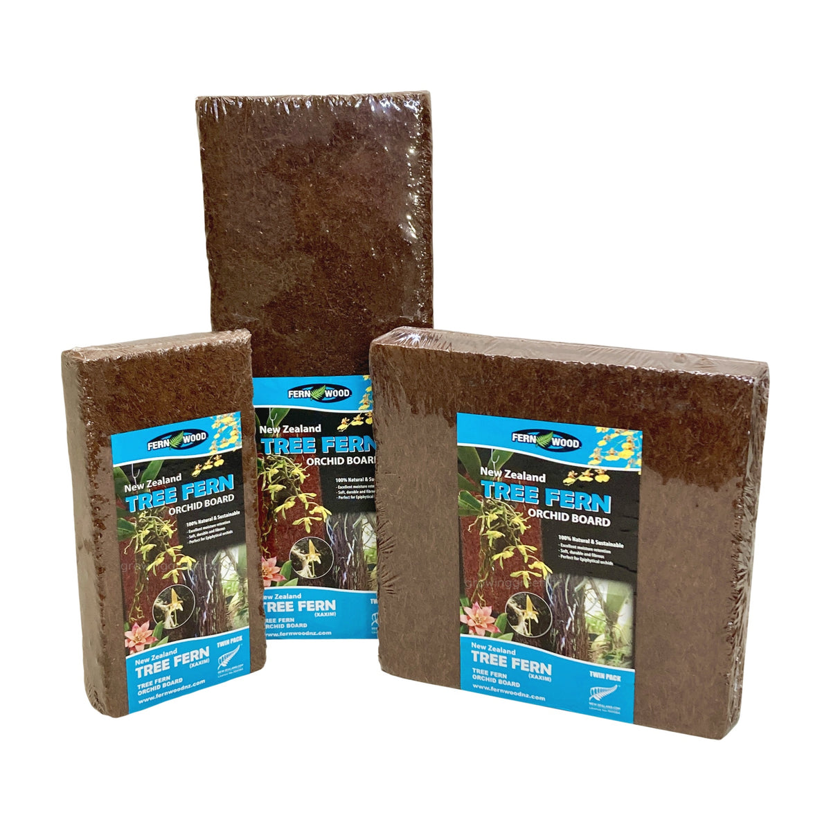 Buy Tree Fern Fibre Boards (Twin pack) - Various sizes – GrowingGreen NZ