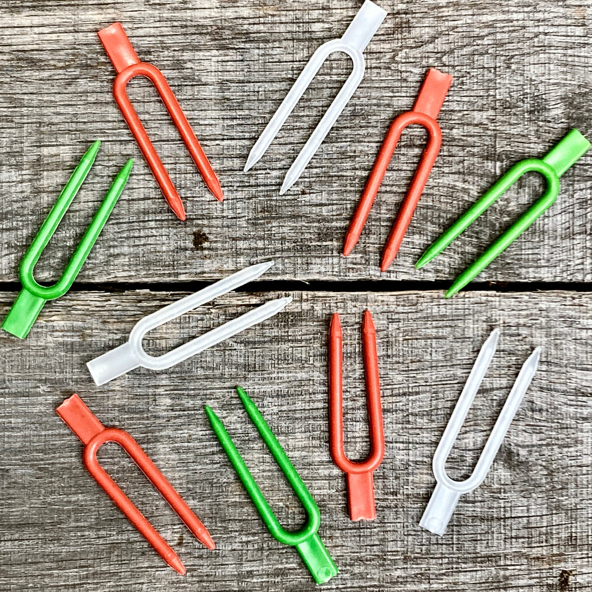 Buy Plant Soil Pins 5cm Red / Green / Clear – GrowingGreen NZ